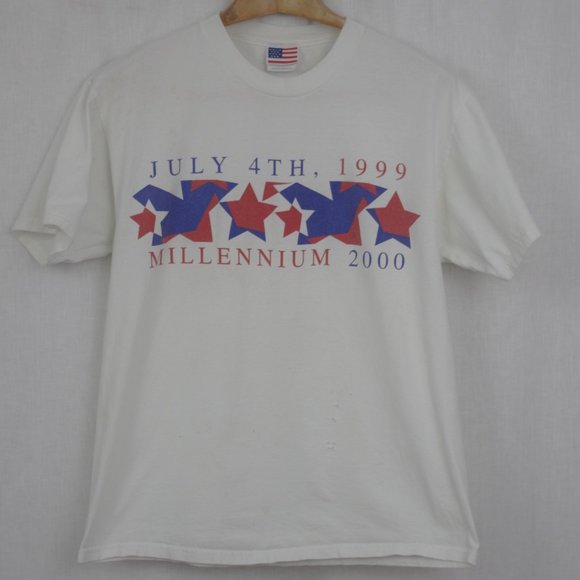 Shirts | 4th Of July 1999 Millennium 200 Vintage T Shirt Xl Distressed ...